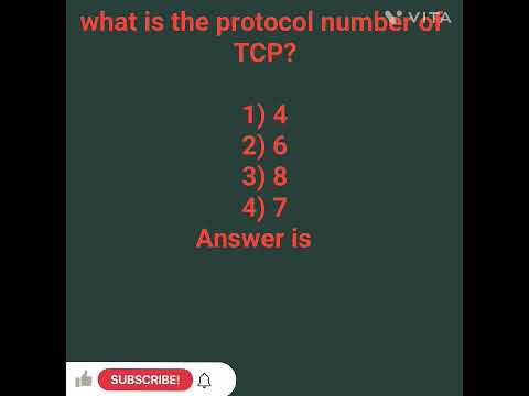 protocol number of TCP and ICMP