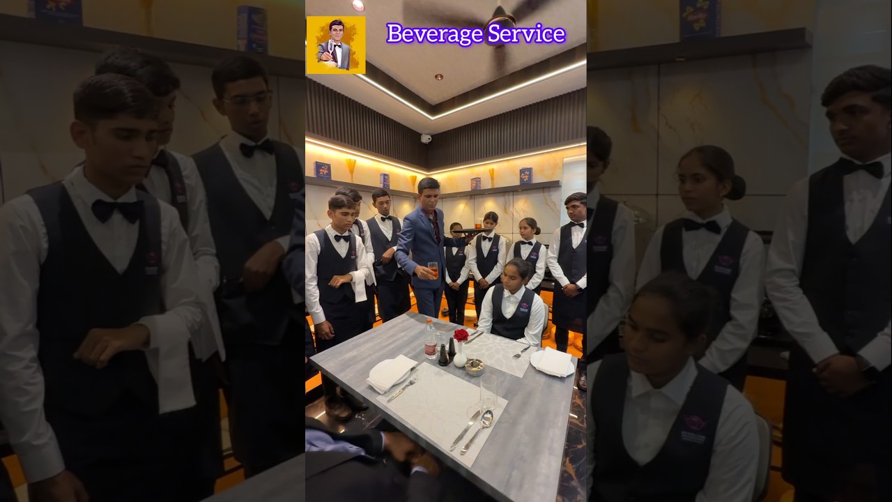 Sequence of Service -2, Beverage Service Training #Waiter