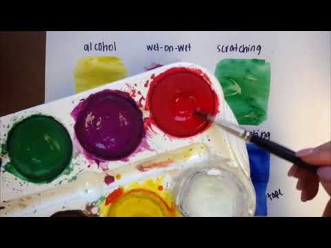 How to use Tempera Paint.