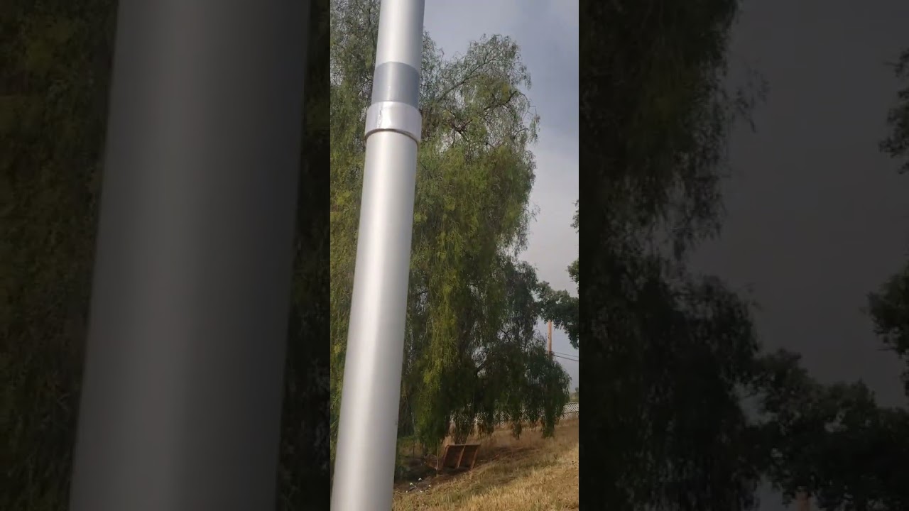 Telescopic flag pole won't stay up? Quick & easy fix.
