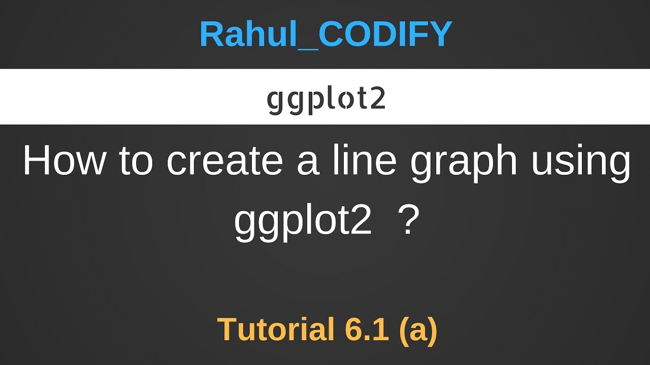 How to create a line graph using ggplot2 ? [R Data Science Tutorial 6.1 (a)]
