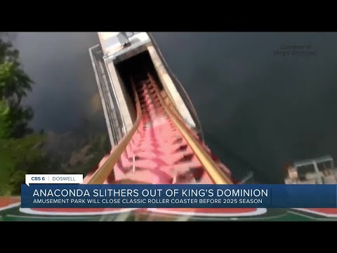 'Long-time favorite' roller coaster 'will be coming down' at Kings Dominion