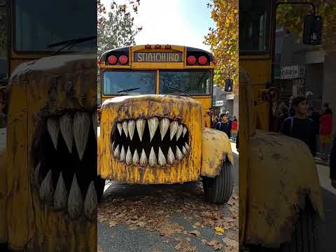 EVIL SCHOOL BUS EATER IS HERE 🤯 #schoolbus