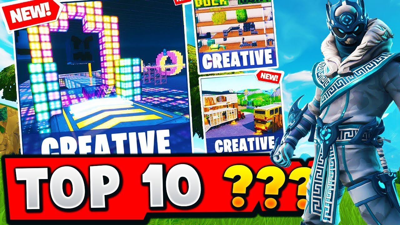 TOP 10 MOST FUN Creative Maps In Fortnite (With Codes)