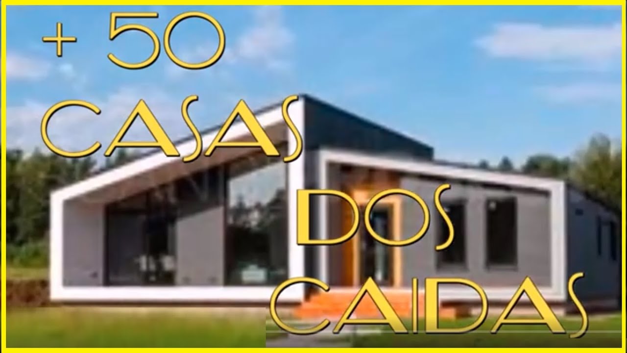 🏠+50 Two-Slope Houses or two-slope roofs (houses with two slopes, modern and traditional facades)