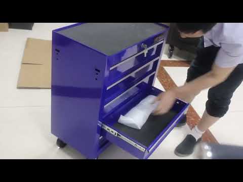 Campfun 2023 NEW 5-Drawer Rolling Tool Cart, Metal Tool Storage Organizer with Interlock System
