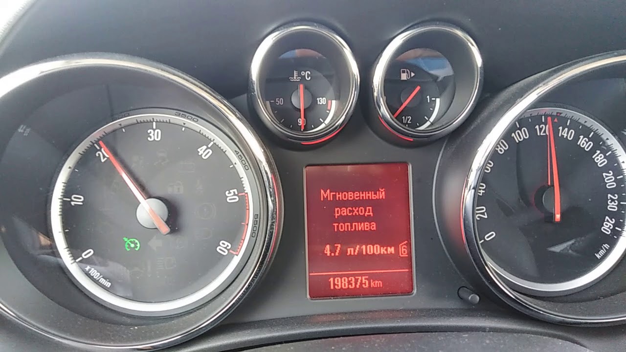 Fuel consumption Opel Astra J 1.7 cdti, 2013.