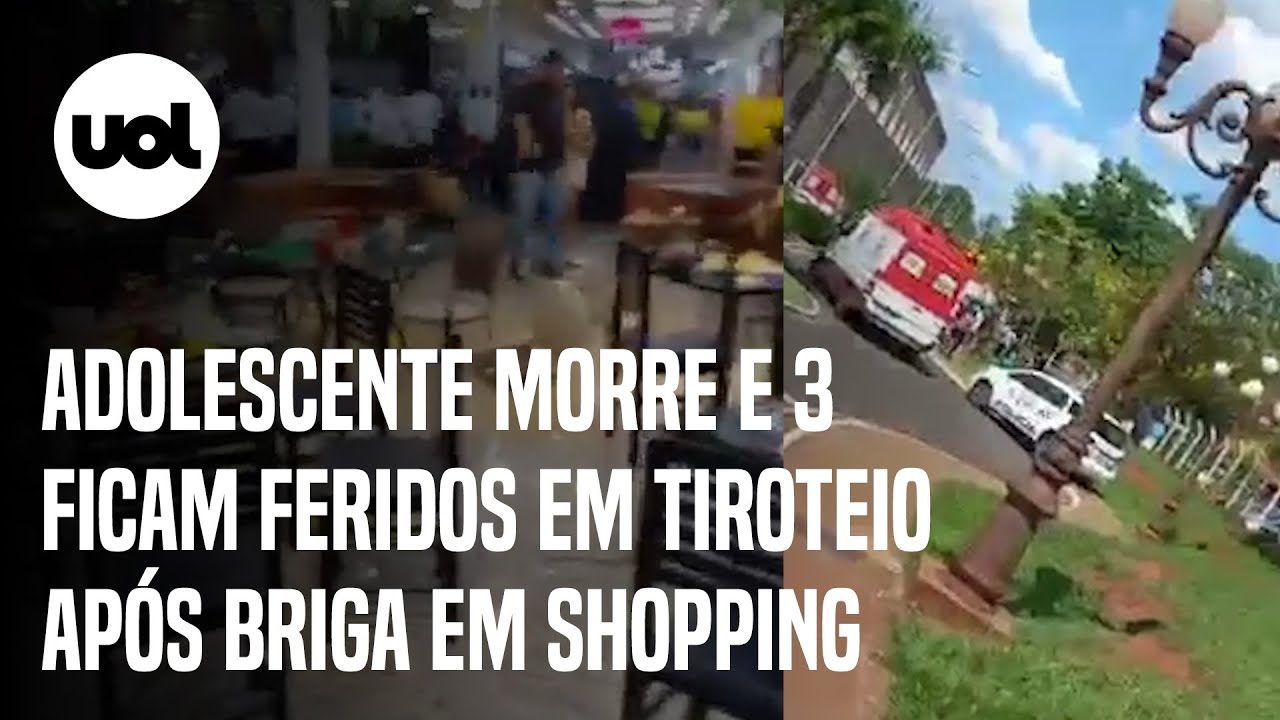 Vídeo: adolescente morre e três ficam feridos durante tiroteio após briga em shopping – CRN1.com.br