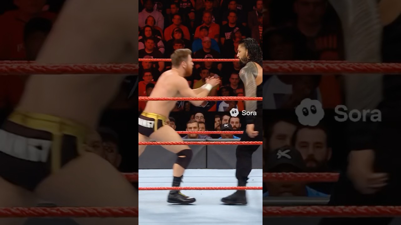 CONMAN167 VS ROMAN REIGNS #wwe #ai #prowrestling