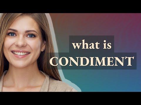 Condiment | meaning of Condiment