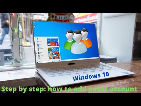 how to add guest account on windows 10 (Enable Guest / Setup Guest) - 2020