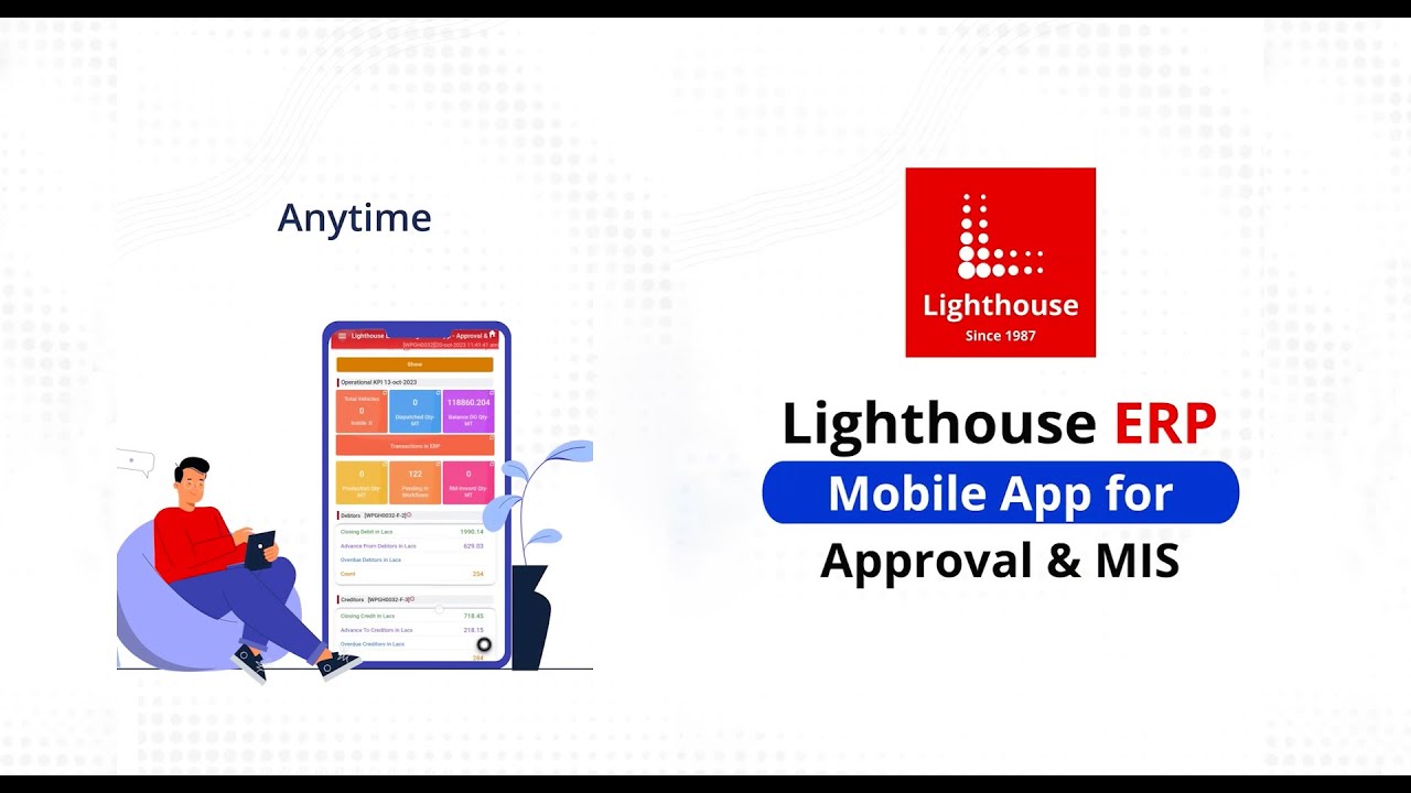 Lighthouse Mobile Apps- Approvals & MIS Reports   #lighthouseerp