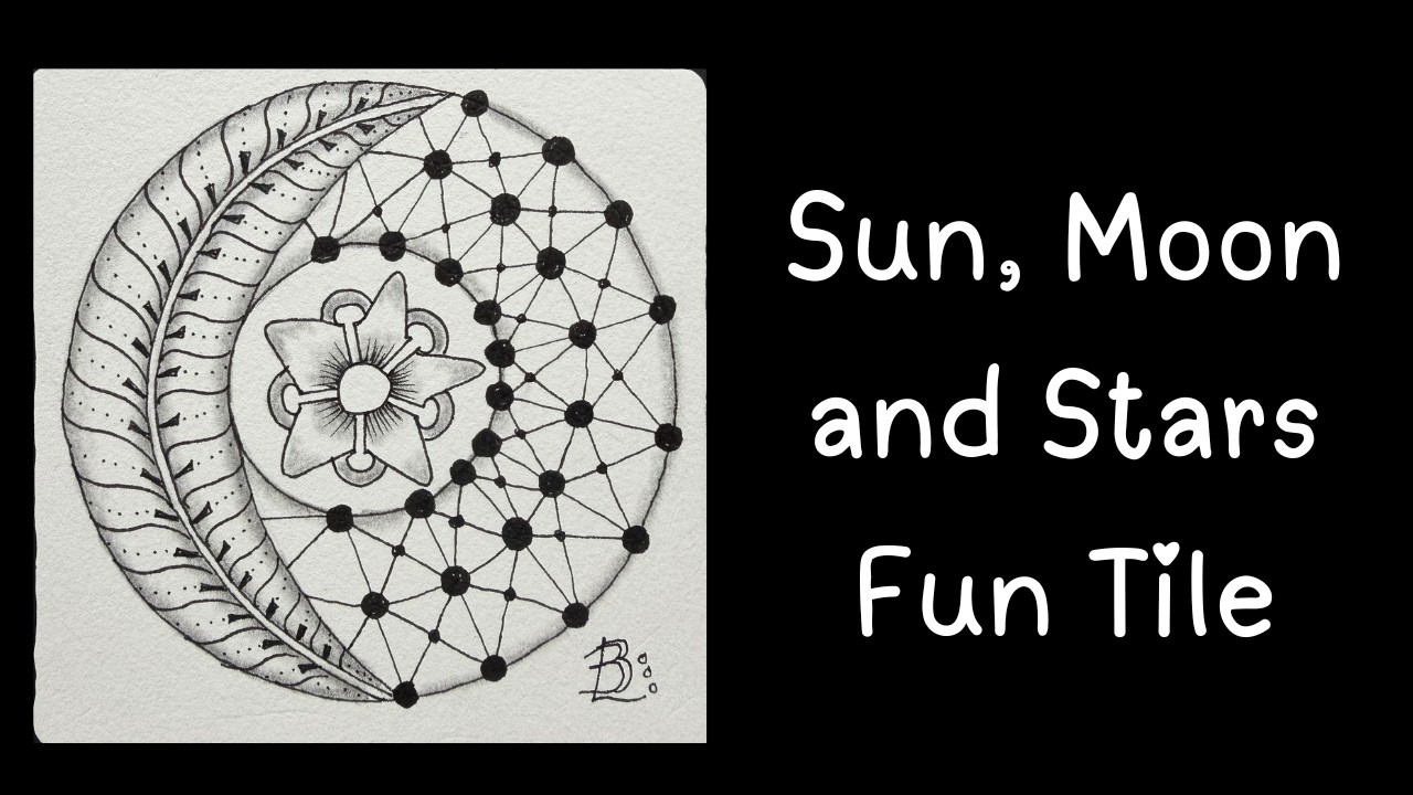 Sun, Moon, and Stars Fun Tile