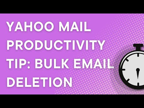 Yahoo Mail productivity tip: Bulk delete messages
