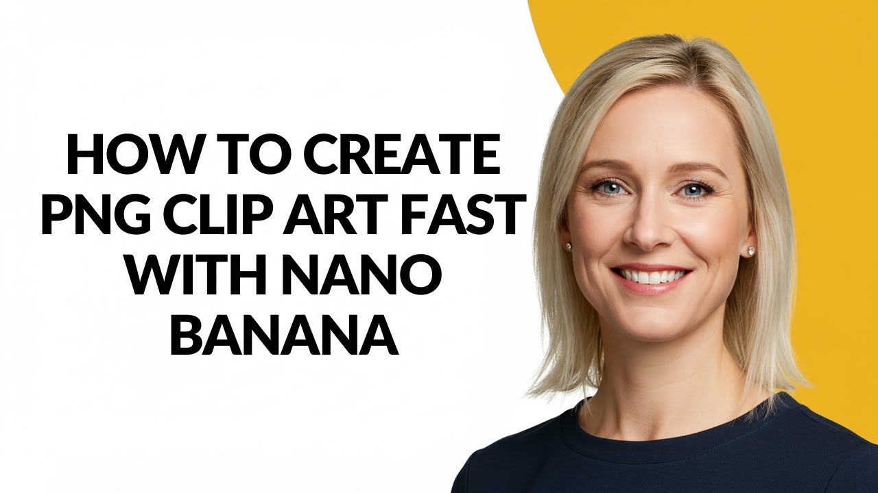 How to Create Png Clip Art Fast with Nano Banana - Julia'sTutorials