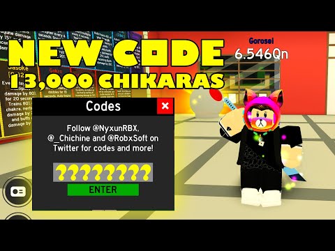 New Code for Anime Fighting Simulator Roblox 3 Codes for 13k Chikaras *Check Pinned Comment Also