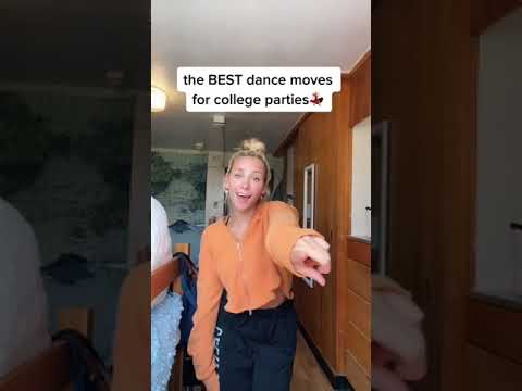 the BEST college dance moves for parties💃🏼 #shorts