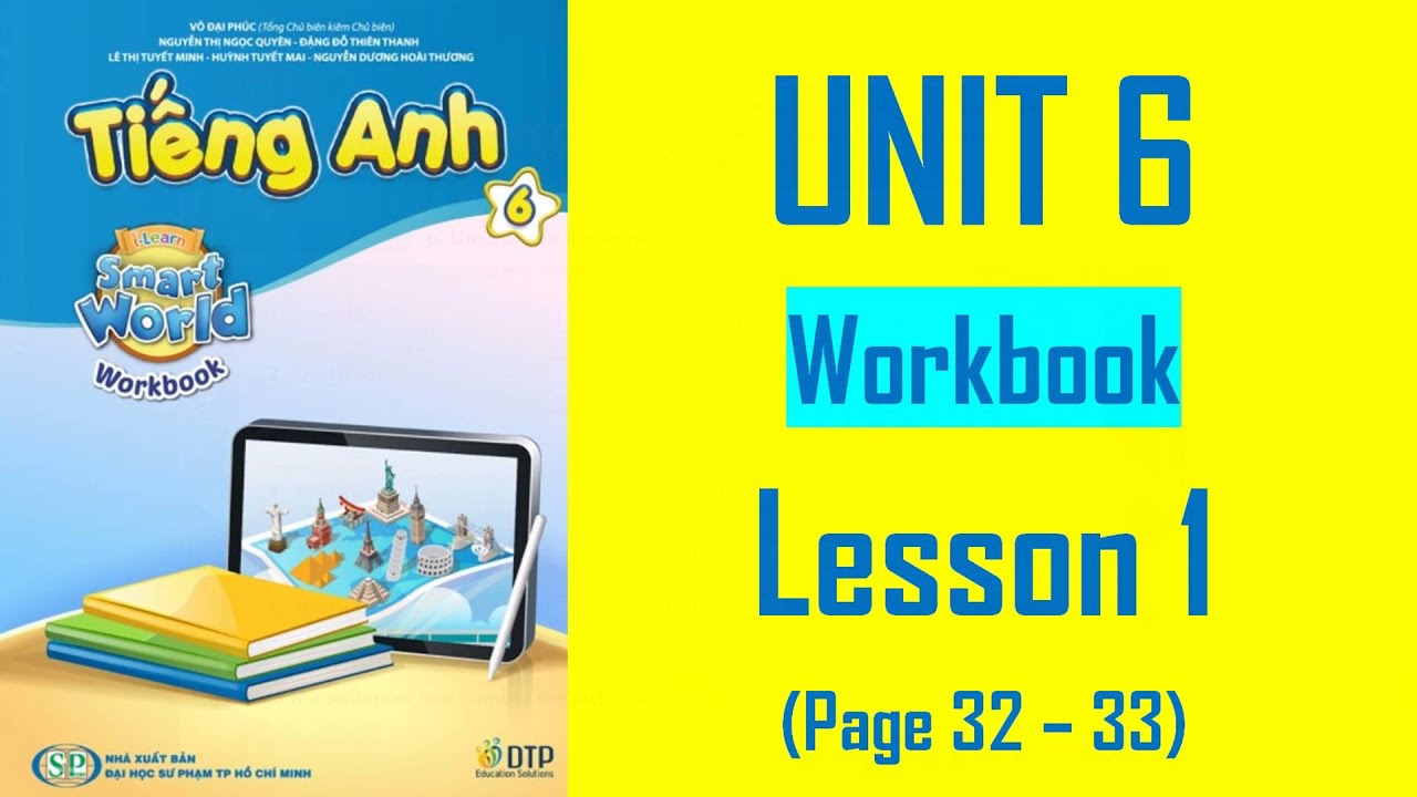 TIẾNG ANH LỚP 6 (Workbook - I Learn Smart World 6) - UNIT 6. Community Services - Lesson 1