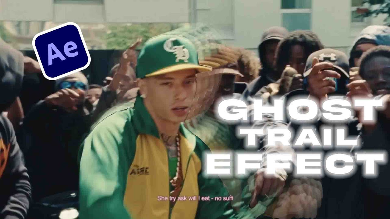 SUPER EASY GHOST TRAIL EFFECT IN AFTER EFFECT TUTORIAL 2024