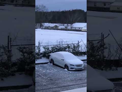 WE HAVE SNOW!!!!! Florence SC #countrygirl #lovinglife #snow