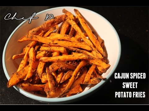 CAJUN SPICED SWEET POTATO FRIES | QUICK & EASY |