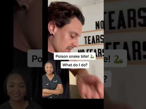 Doctor shares #first aid for #snakebite. Never use a tourniquet. Take a pic of the snake if u can