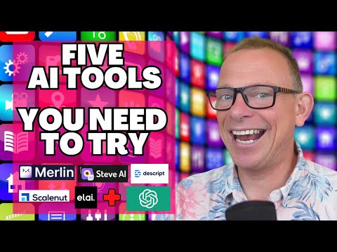 5 Amazing AI Tools You Need to Discover: Merlin, SteveAI, Descript, Scalenut & ELAI! 🤖