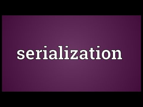 Serialization Meaning