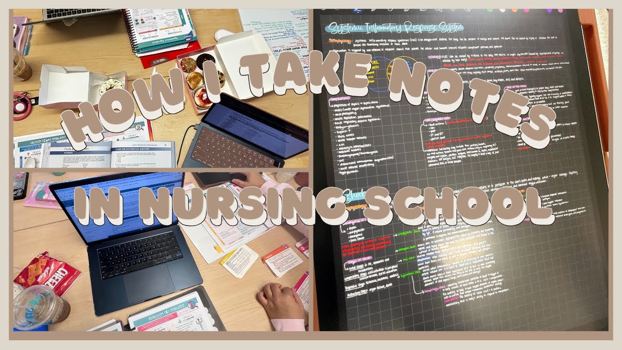 How I Take Notes In Nursing School to Get All A’s (Med-Surg + Good Notes)