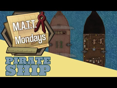 Pirate Ship - M.A.T.T. Mondays | Inkarnate Map Making Tutorial/Timelapse
