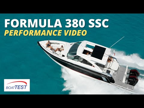 Formula 380 Super Sport Crossover (2022) - Test Video by BoatTEST.com