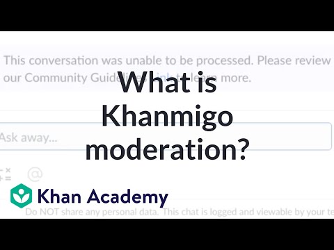 What is Khanmigo moderation? | Introducing Khanmigo | Khanmigo for students | Khan Academy