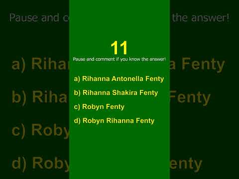 What is Rihanna's full name?