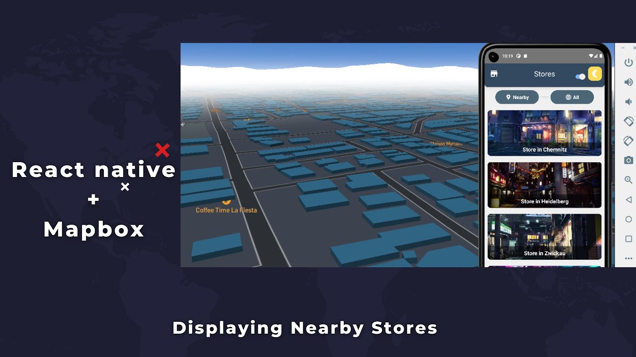 React-Native and Mapbox | Display Nearby Stores