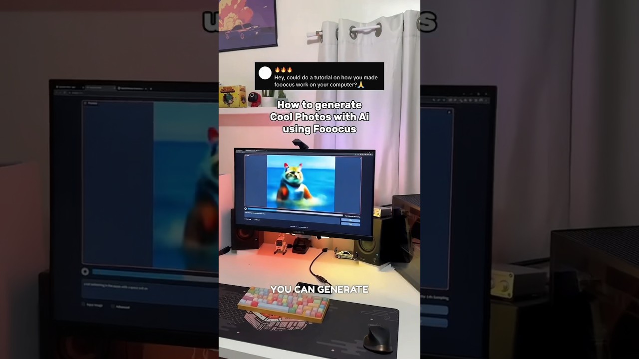 Here is how to generate photos using Fooocus, Link on my website “#ai #photos #code #coding #tech