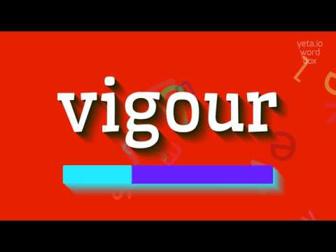 How to say "vigour"! (High Quality Voices)