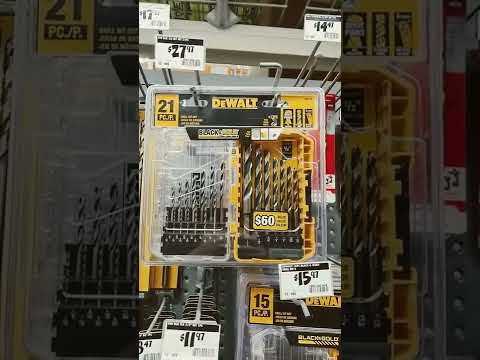 Which One??? U Pick it, I Buy it. 7/15/22 #shorts #milwaukee #dewalt drill bits #homedepot #tools