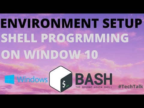 How to start shell programming in windows