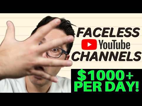 3 Faceless YouTube Channels That Make $1000+ Per Day