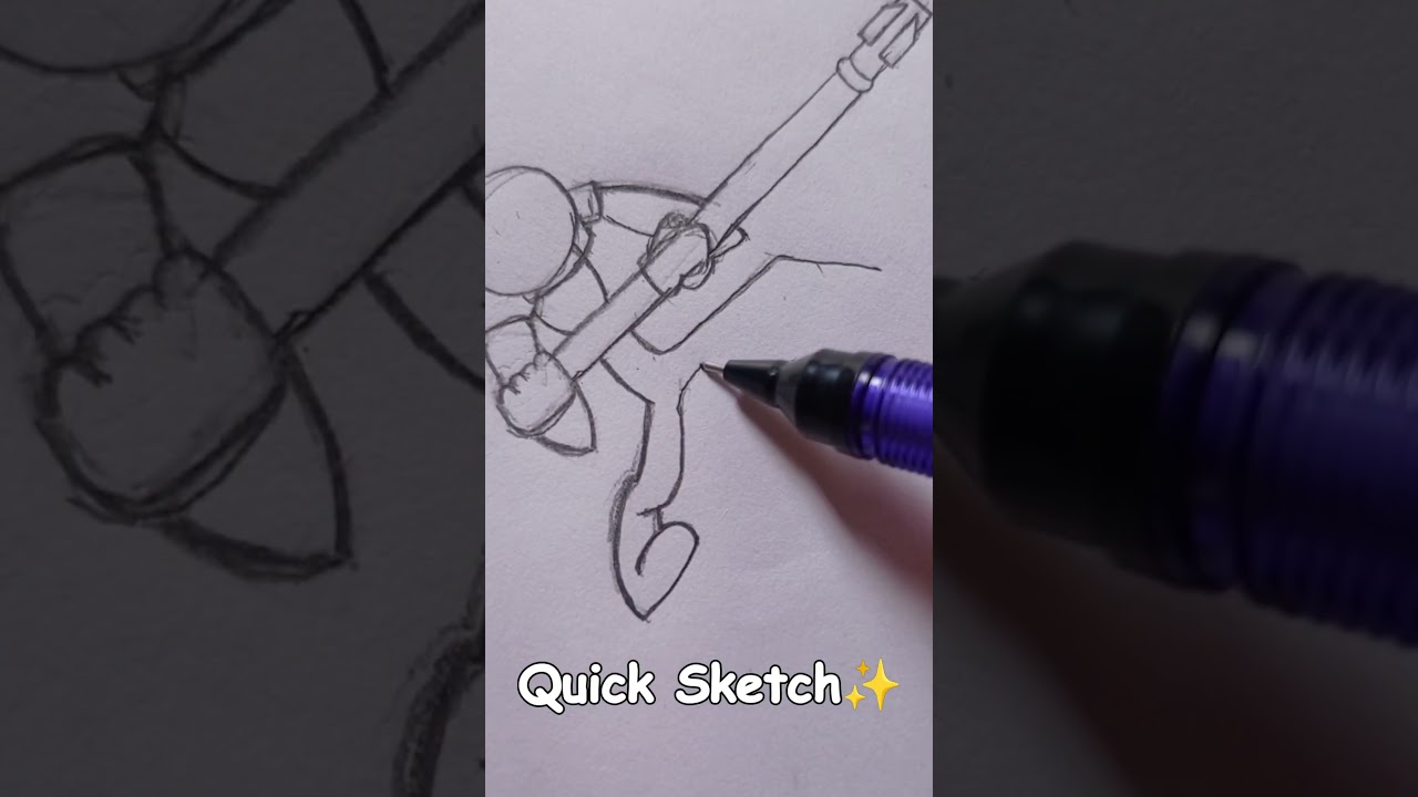 Try This In Your Style✨📒✍🏻 #shorts #art #drawing #tutorial #anime #animeart #stickman