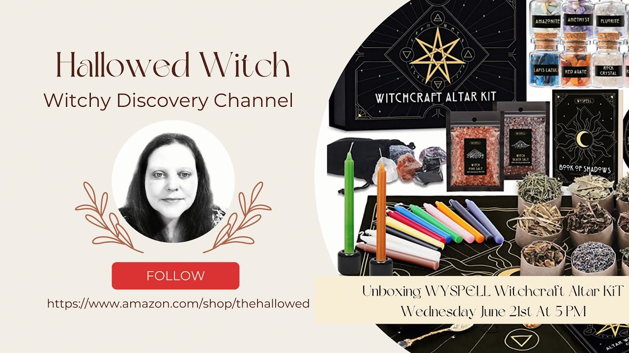 Live Replay of the Unboxing of the Witchcraft Altar Kit By Wyspell #magic #witch #witchcraft #witchy