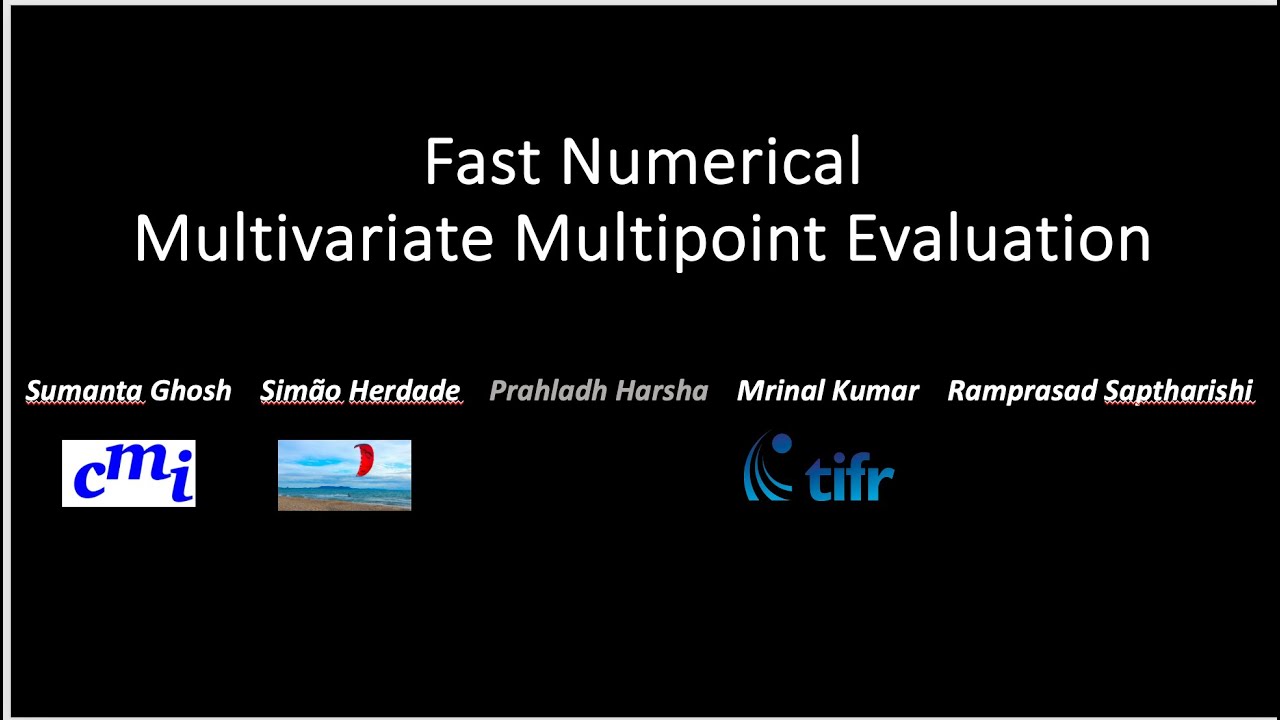 [FOCS 2023] Fast Numerical Multivariate Multipoint Evaluation