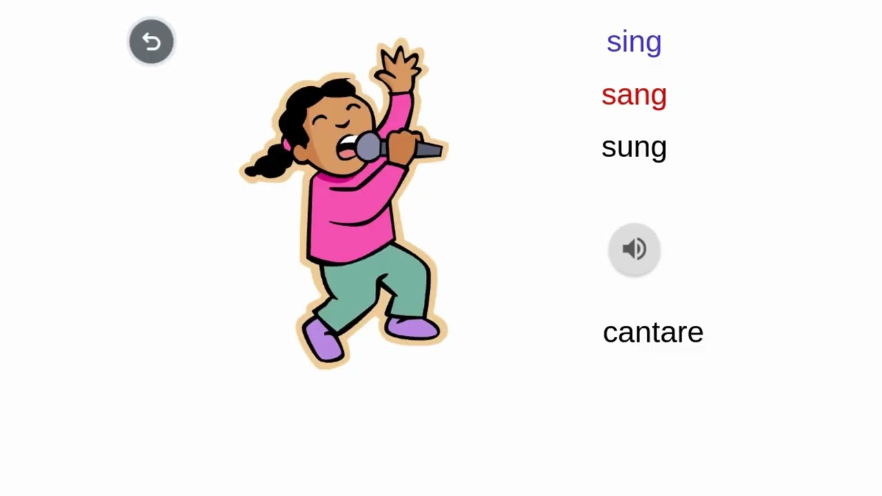 Irregular verbs 1st part