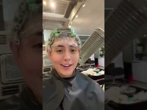 My First Time Getting a PERM ✂️ w Mattie Westbrouck- #shorts