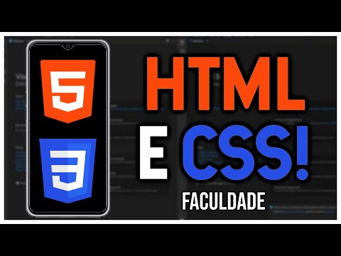 COMO CRIAR UM SITE EM HTML E CSS PELO CELULAR!!! | ATIVIDADE DA FACULDADE