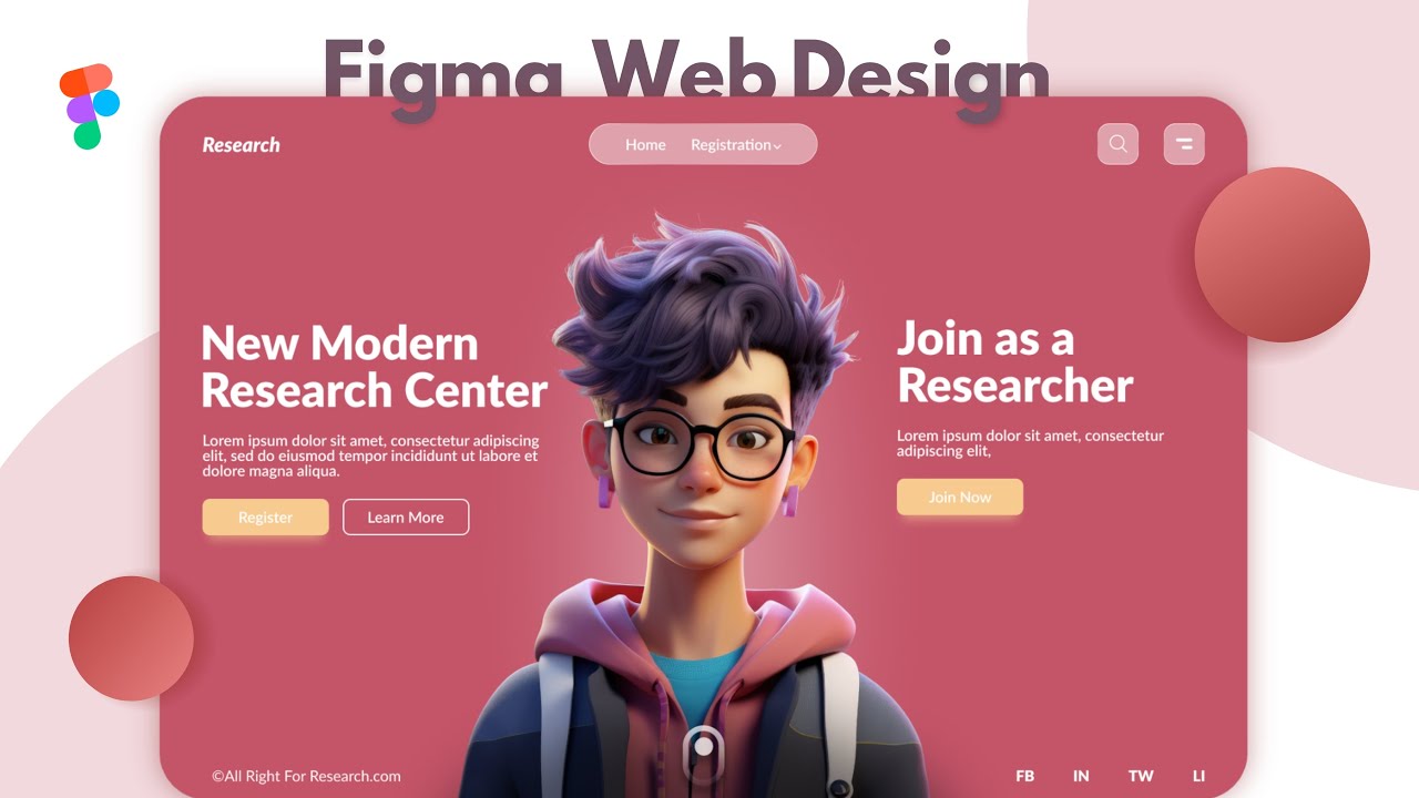 Figma UI/UX Design Tutorial: Create Web Design For Beginners [2025]
