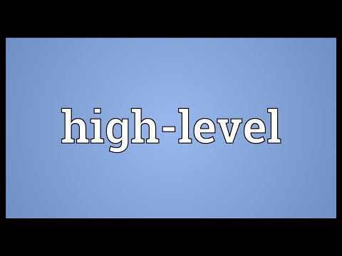 High-level Meaning
