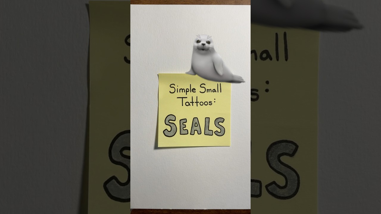 Small Seal Tattoo Ideas 🦭 #shorts
