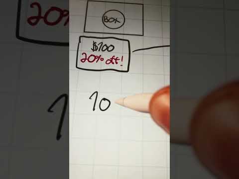 How to subtract percentages | How to calculate discounts