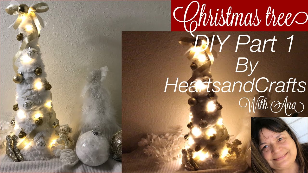 Tabletop Christmas Tree DIYs Part 1